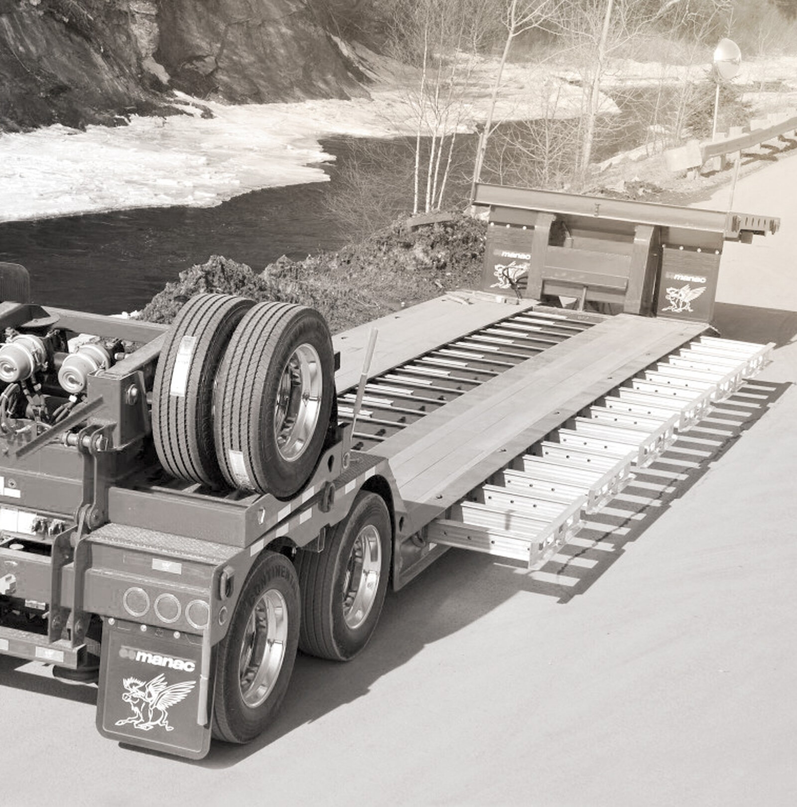 DURAWING Fardier 35 tonnes mécanique | Manac