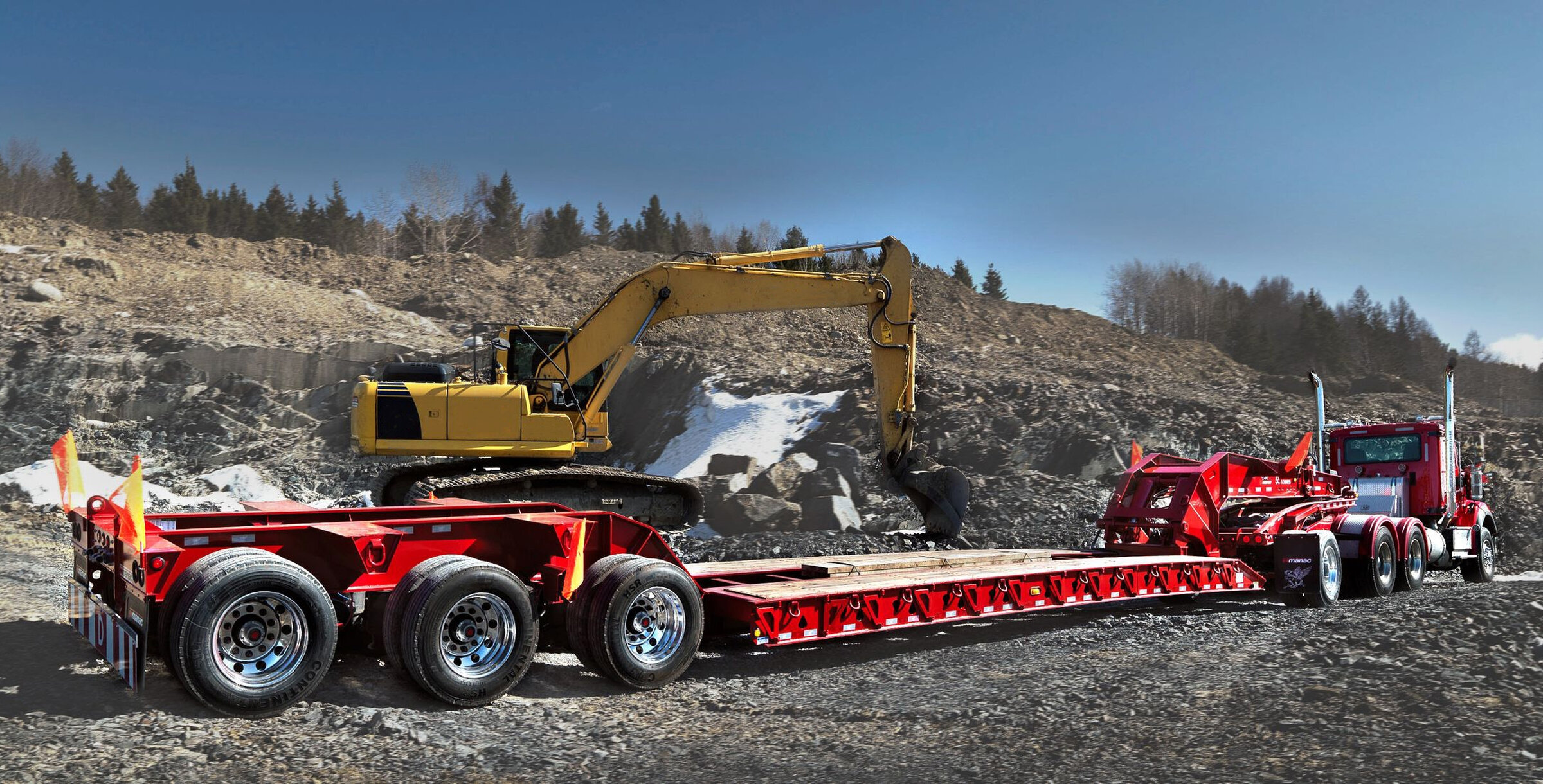 DURAWING Fardier 55 tonnes | Manac