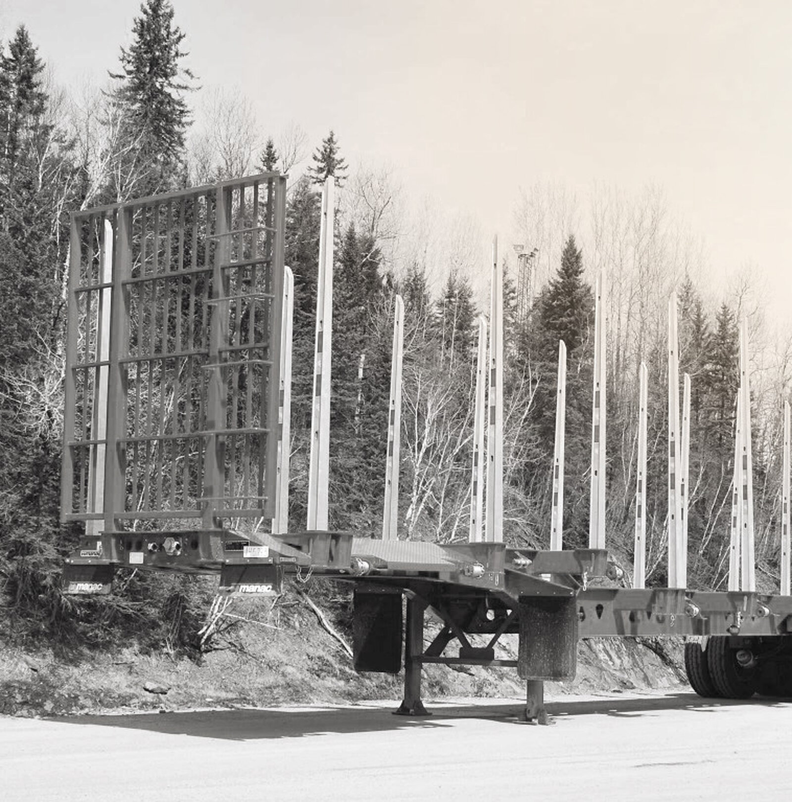 POWERWING Sloped Log Trailer | Manac